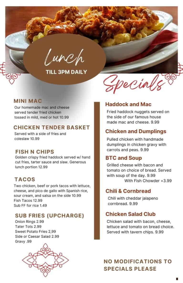 Menu - Legends Sports Bar & Grill